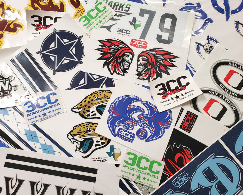Helmet Decals – 3rd Coast Custom Helmets